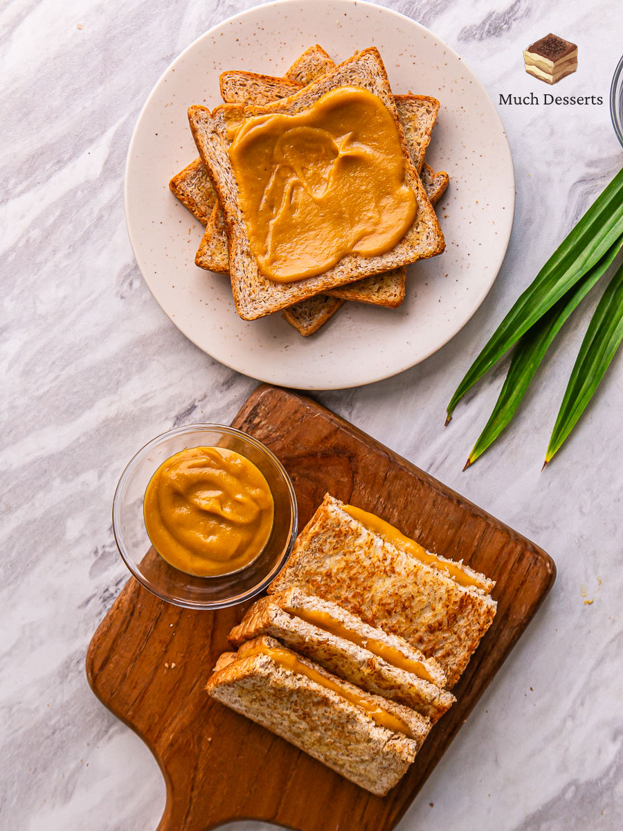 Kaya Toast - Homemade Kaya Jam Recipe - Much Desserts